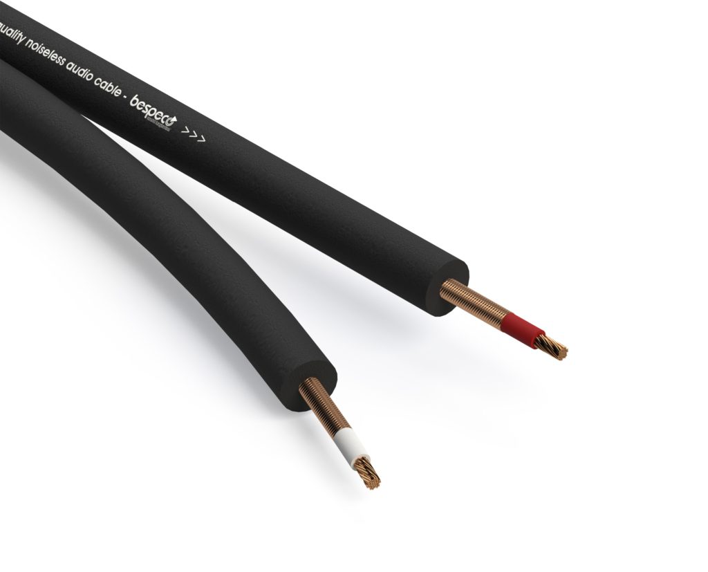 Bespeco - B/RF25/2 - Shielded flat cable, 2 x 0,25 mmq, Ø 4 x 8 mm