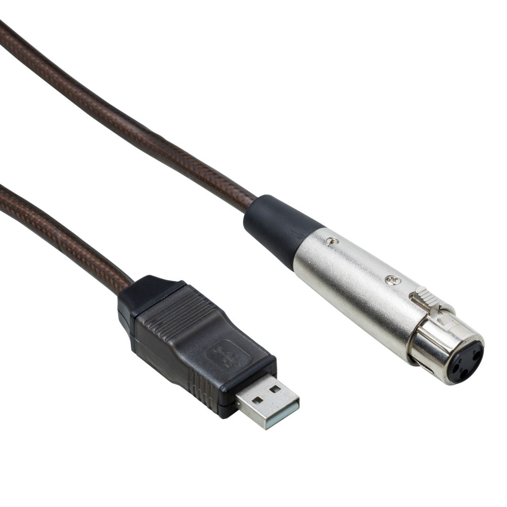 BMUSB200 - USB/Cannon interface cable for connecting a microphone to ...