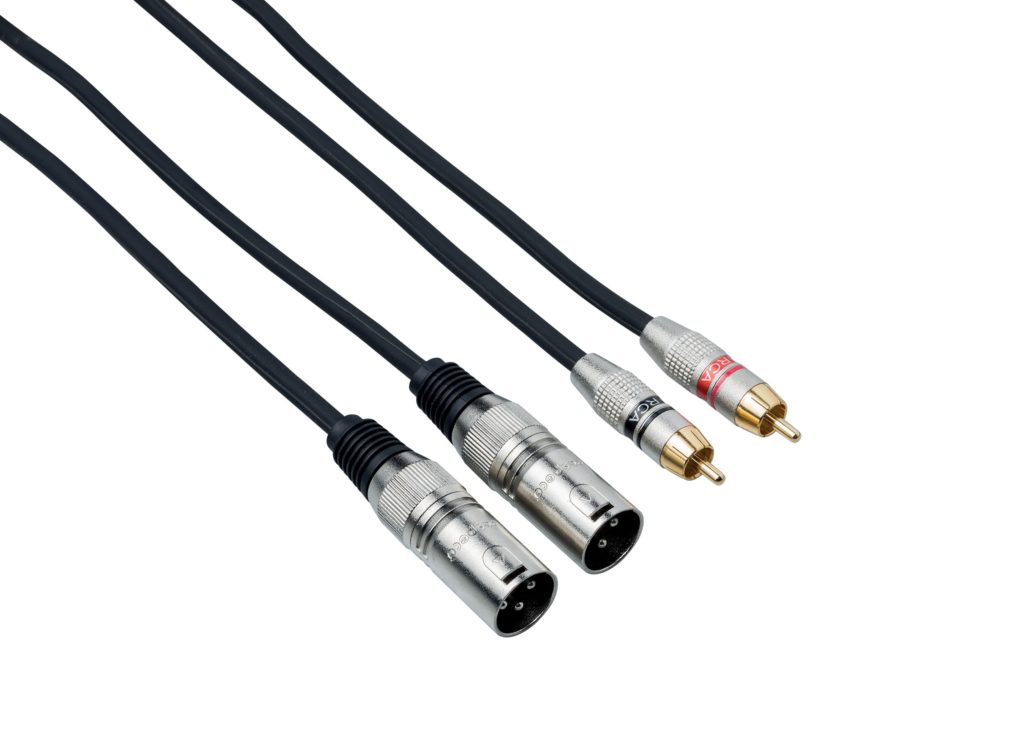 Bespeco - Interlink cable Special series - 2 x cannon male - 2 x RCA