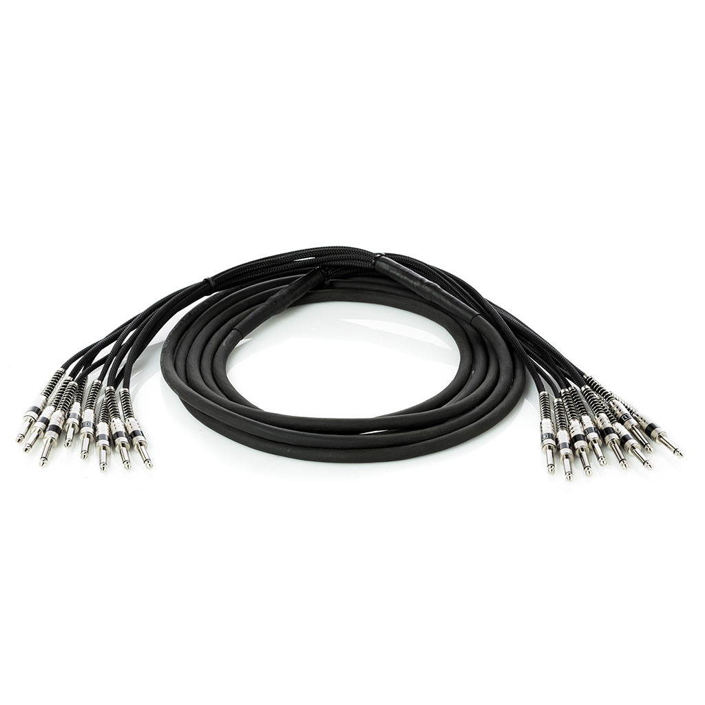 Multi-channel cable with non-balanced Ø 6,3 mm jack connectors - Bespeco