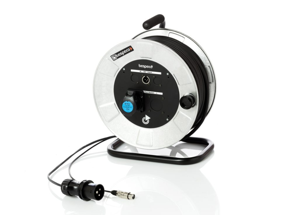 Bespeco - Audio+power cable Special series - cannon female/CEE plug ...