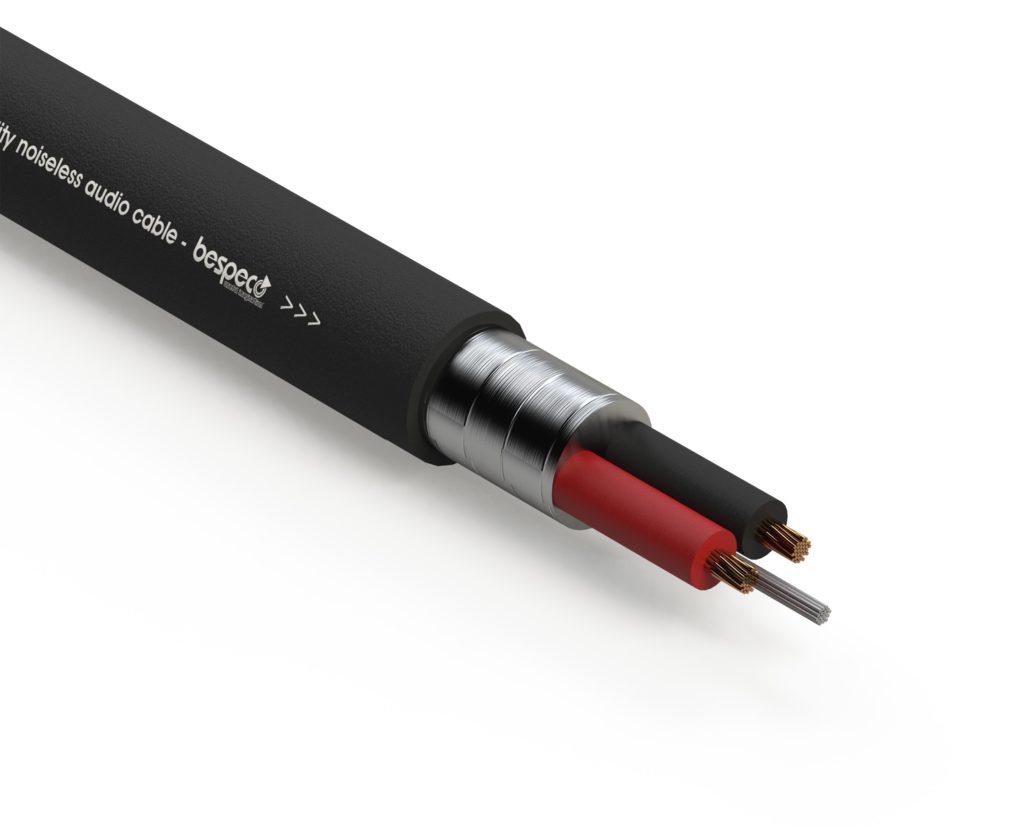 Bespeco - CVP050 - Wiring balanced cable, 2 x 0,20 mmq, Ø 4 mm
