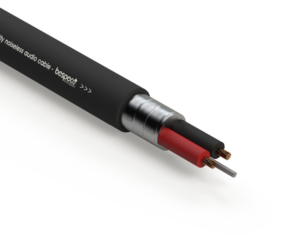 Bespeco - CVP050N - Wiring balanced cable, 2 x 0,20 mmq, Ø 4 mm