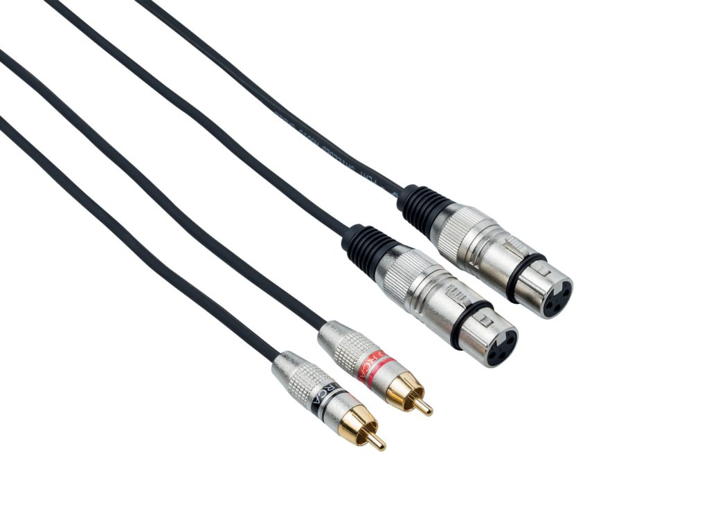 Bespeco - Interlink cable Special series - 2 x RCA - 2 x cannon female