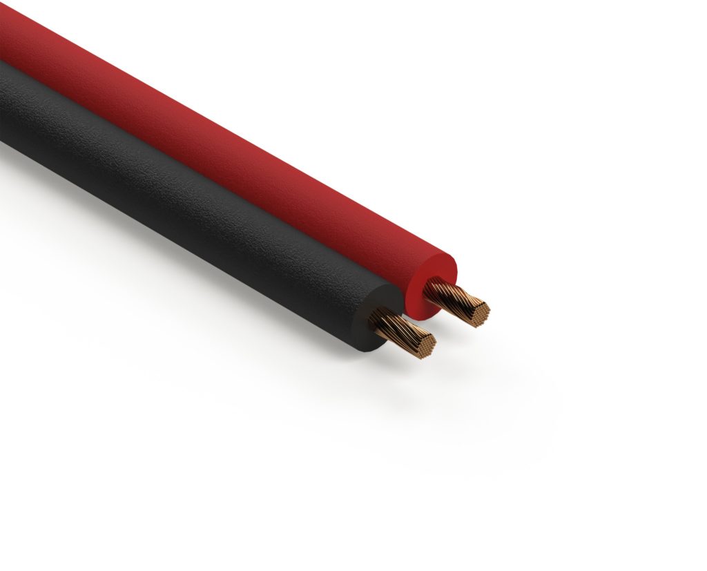 Bespeco - RF100 - Flat wiring cable, 2 x 1 mmq, Ø 3 x 6 mm