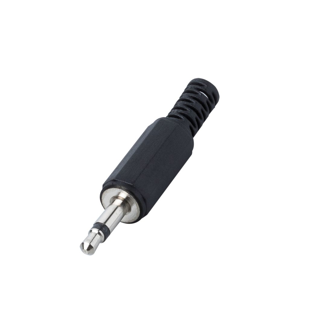 S40 - Ø 3,5 mm mono jack plug connector with plastic body - Bespeco