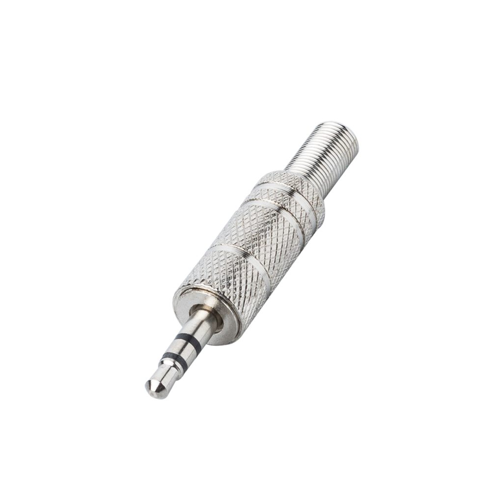 SS40M - Ø 3,5 mm stereo jack plug connector with metal body - Bespeco