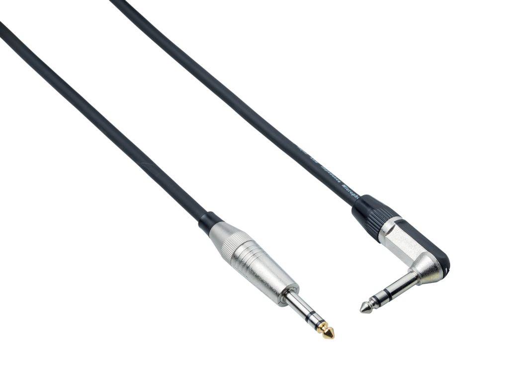 Bespeco - Instrument cable Easy series - Ø 6,3 mm jack TRS - Ø 6,3 mm ...